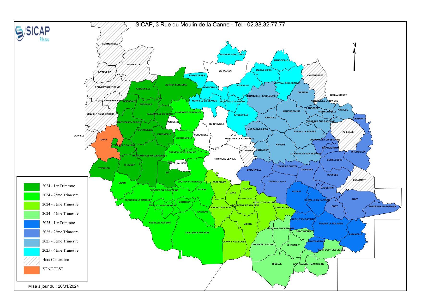 Déploiement compteurs SAMM - Sicap